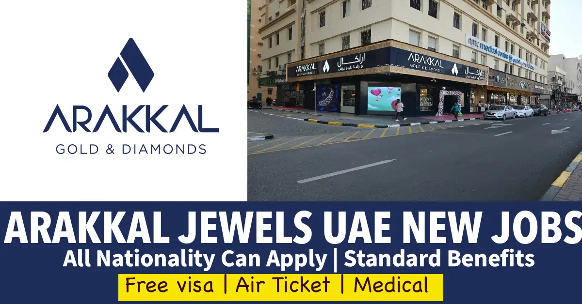 Arakkal Gold & Diamonds Careers 2026 – Notebookpot.com