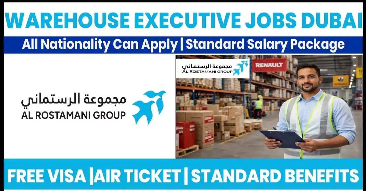 Warehouse Executive Job in Sharjah, UAE | Al Rostamani Group Careers ...